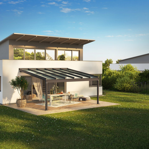 Cassita II / LED - weinor awnings, patio roofs, Glasoase®